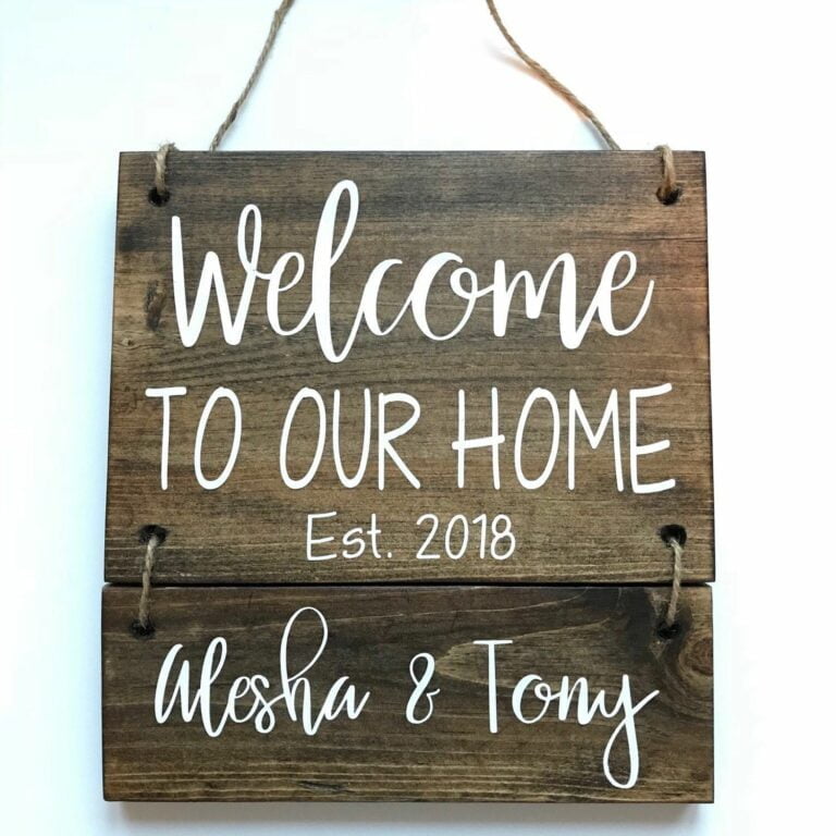 20 Amazing Welcome Home Signs to Greet Your Guests in Style - TheHomeShare
